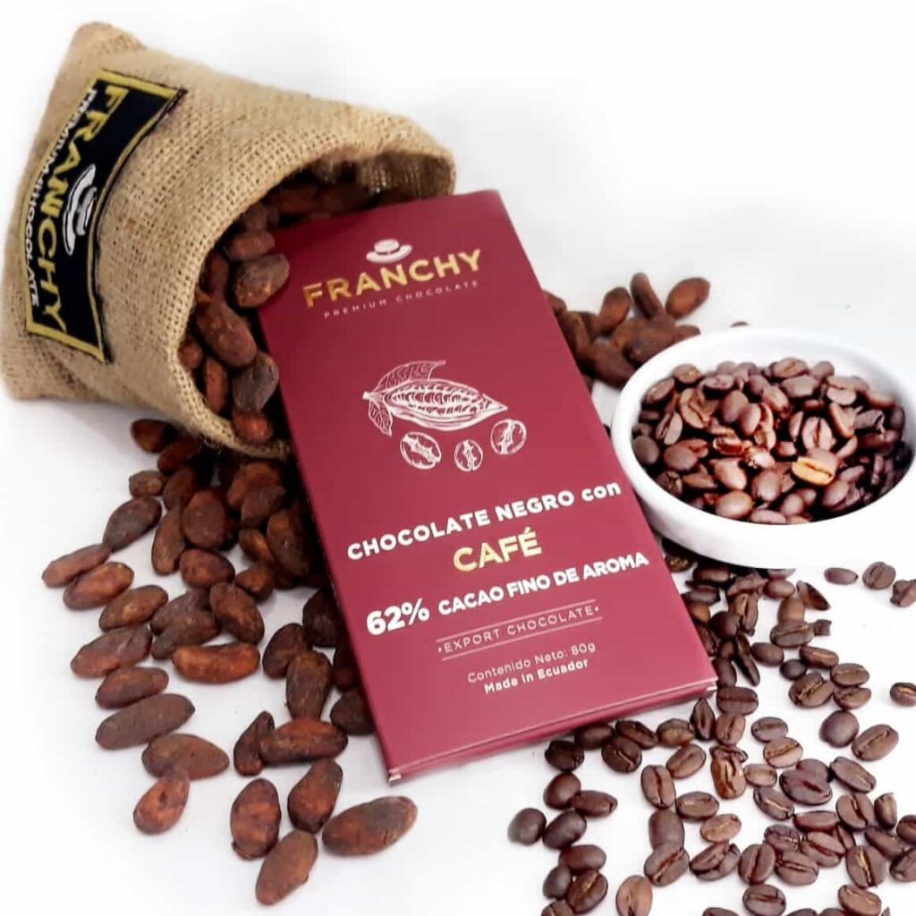 CHOCOLATE NEGRO, 77% CACAO 𝘍𝘐𝘕𝘖 𝘥𝘦 𝘈𝘙𝘖𝘔𝘈 - 85gr - FRANCHY PREMIUM CHOCOLATE